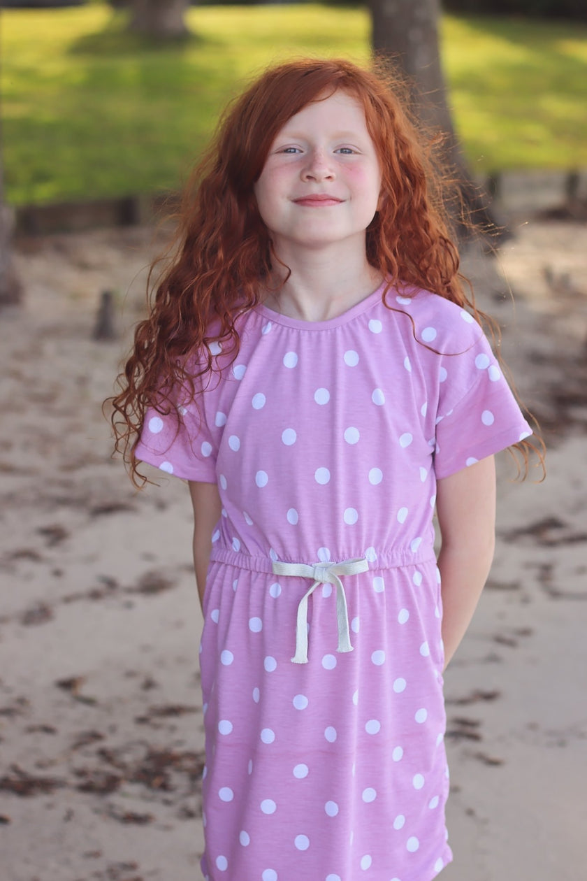 Kids Drawstring Dress – Lowland Kids