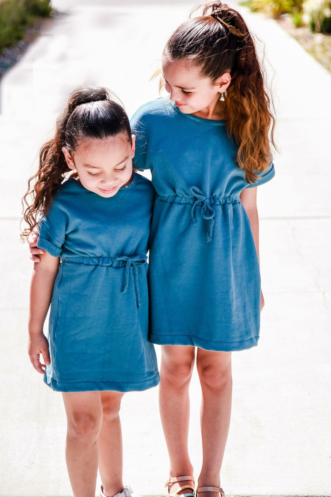 Kids Drawstring Dress – Lowland Kids