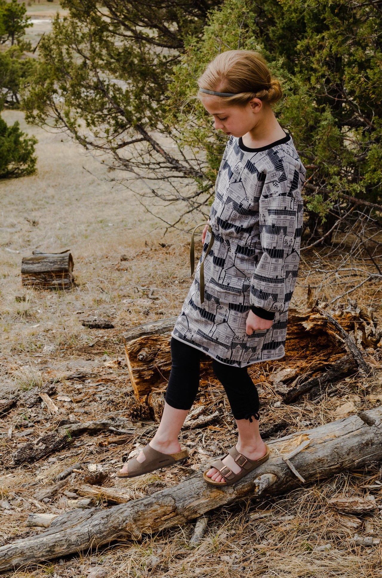 Kids Drawstring Dress – Lowland Kids